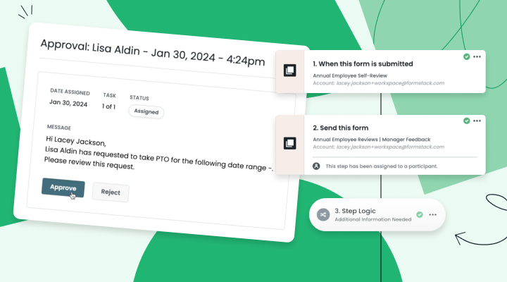 Step Logic & Approvals | Formstack Video Demo
